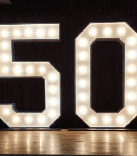 6ft light up numbers £ 65 per digit individual light up numbers numbers ...