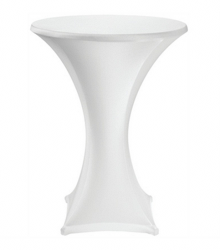 poseur table with lycra tablecloth £ 35 poseur table with black or ...