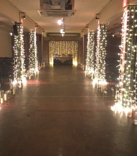 fairylight backdrop £ 250 . 00 beautiful rustic structure with a fairy ...