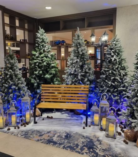 Christmas Tree Photo Area for Events in Manchester & Cheshire
